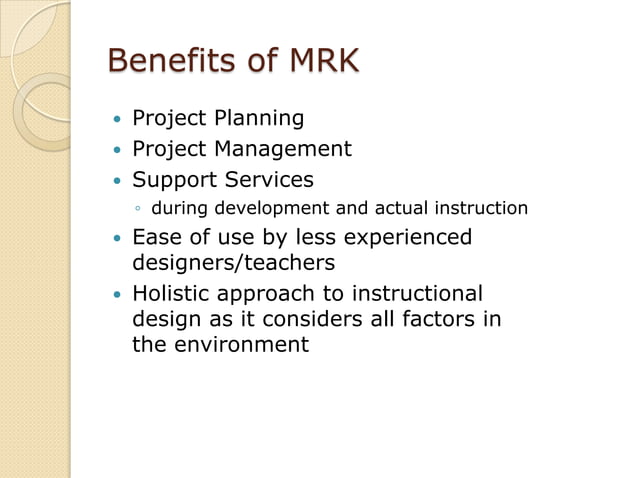 Morrison Ross Kemp Model | PPTX | Educational Assessment | Education