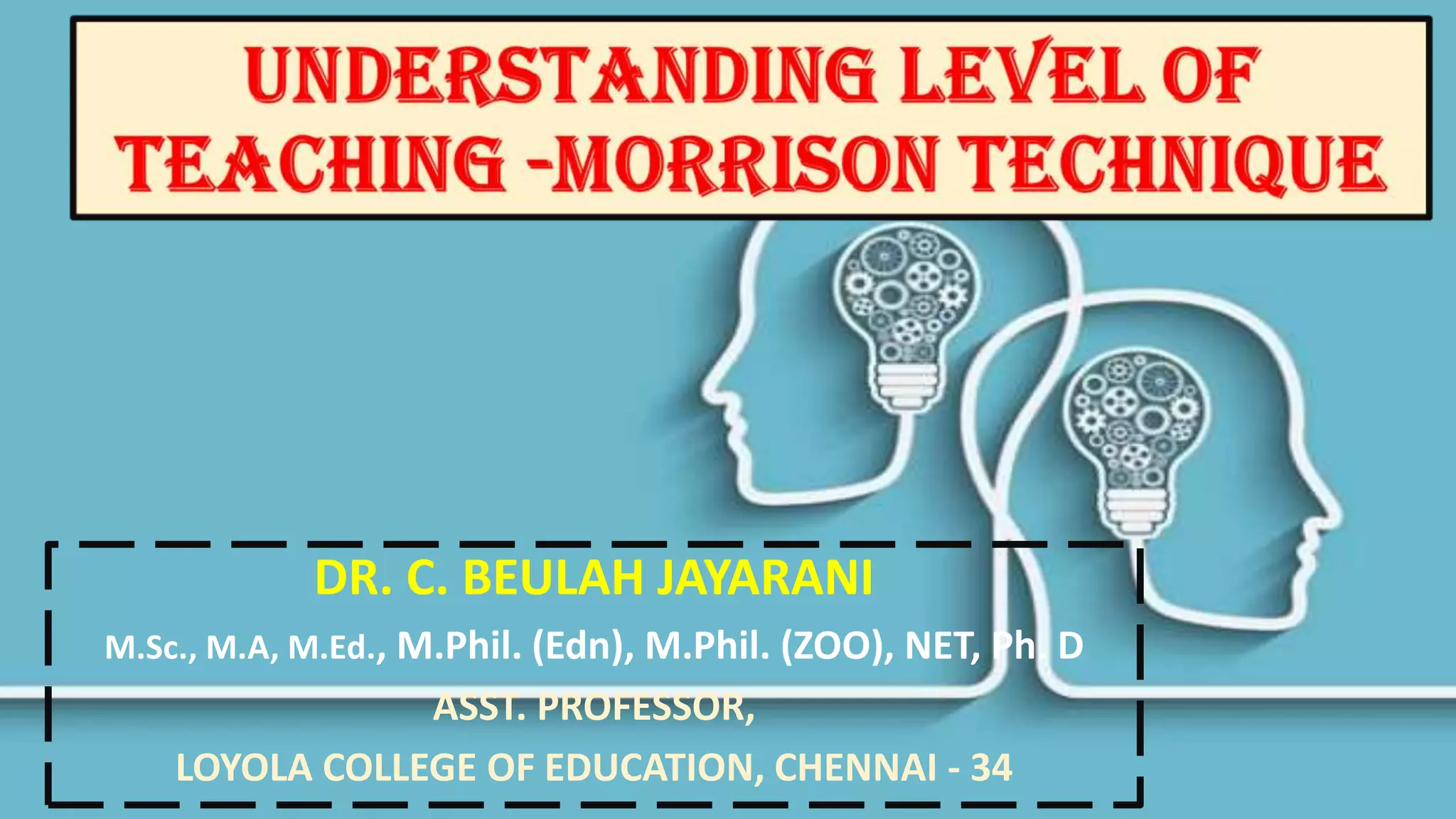 Morrison teaching model | PDF
