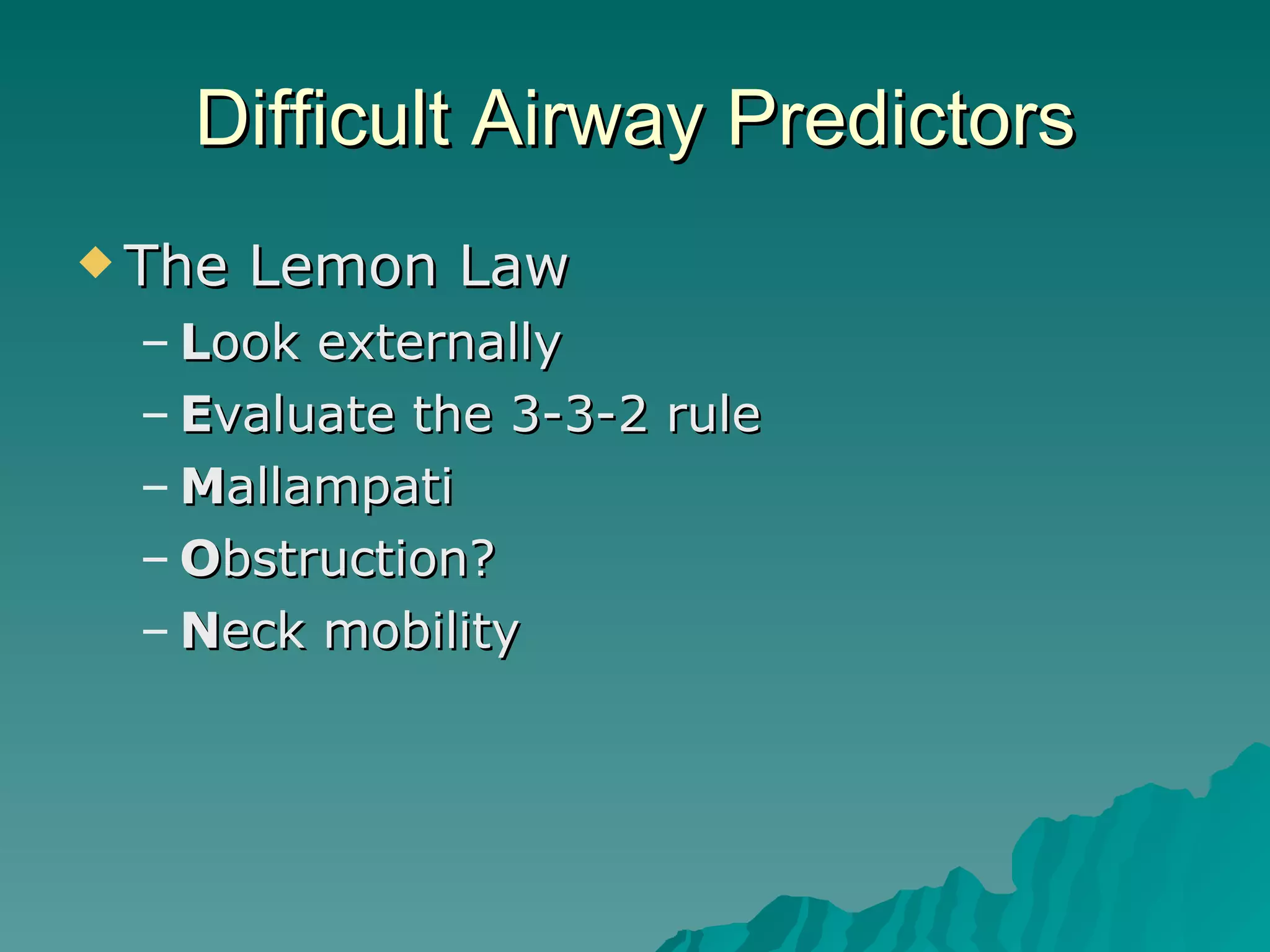 Morrissey Airway Positioning | PPT