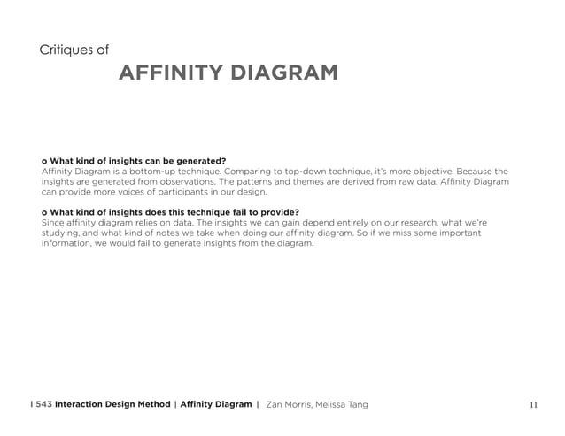 Interaction Design Method - Affinity Diagram | PPT