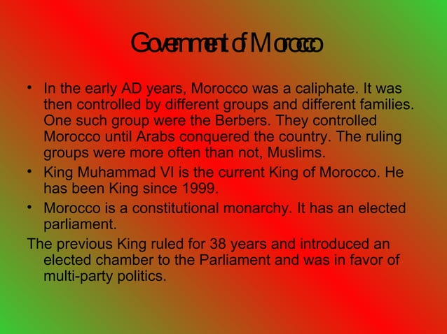 Morroco2 | PPT