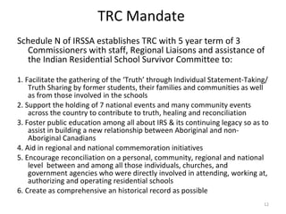 Overview of The TRC Mandate | PPT
