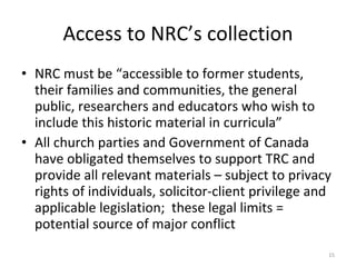 Overview of The TRC Mandate | PPT
