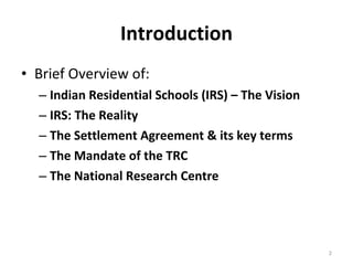 Overview of The TRC Mandate | PPT