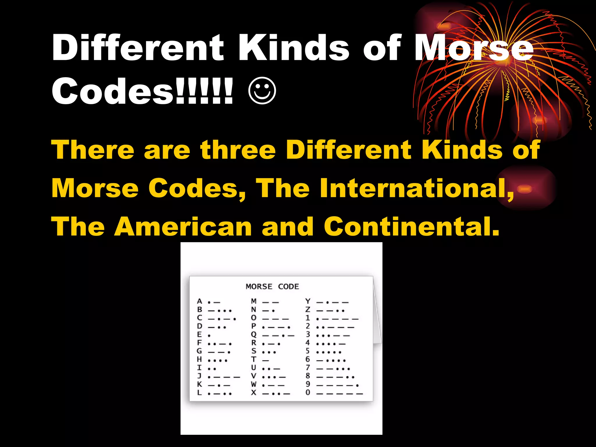 Morse code | PPT