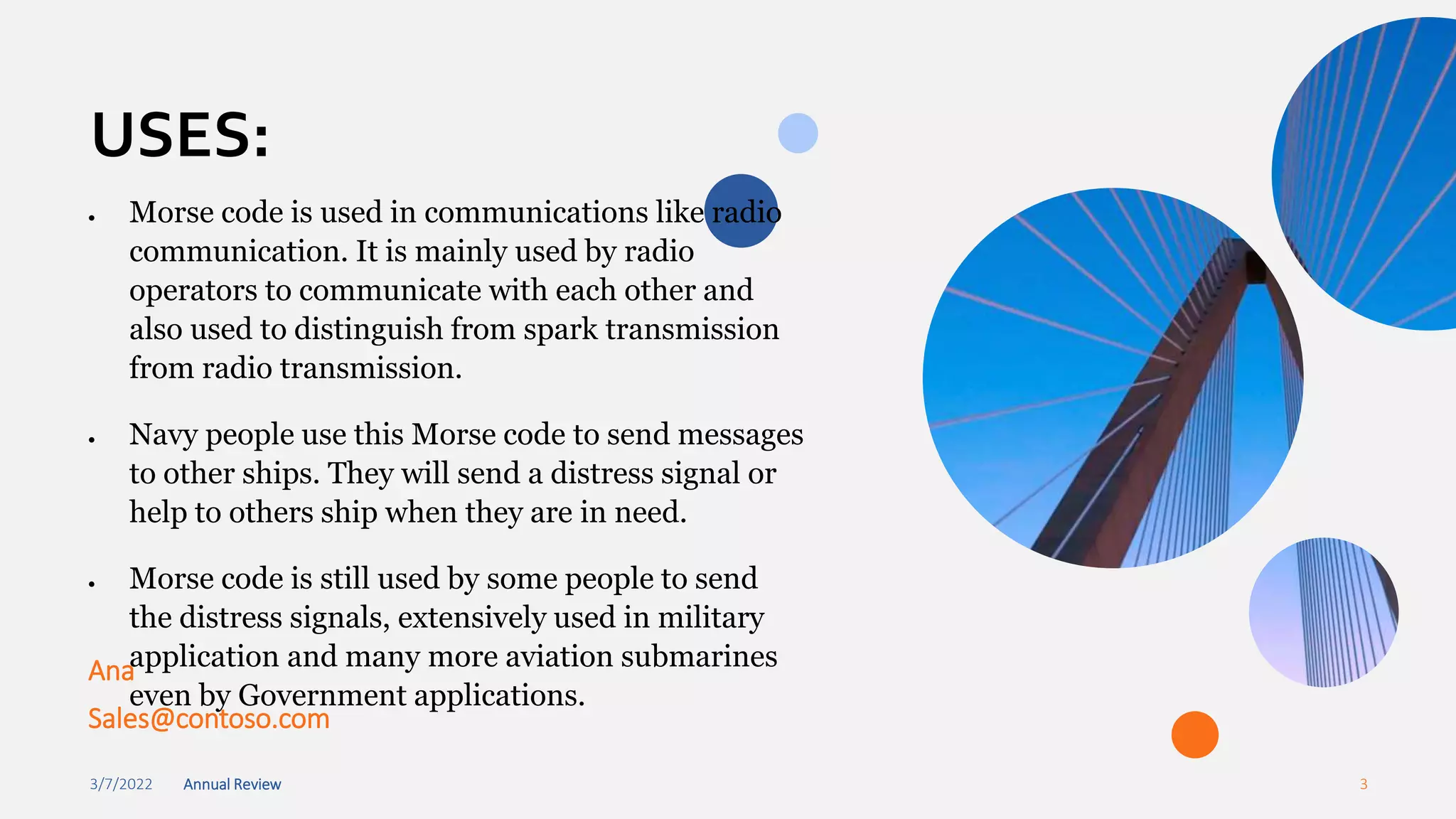 Morse code generation ppt | PPTX