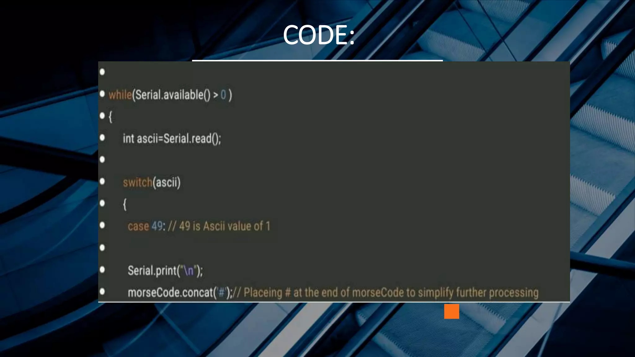 Morse code generation ppt | PPTX