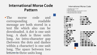 Morse code | PPTX