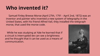 Morse Codeeeeeeeeeeeeeeeeeeeeeeeeeeeeeeeeeeee | PPT