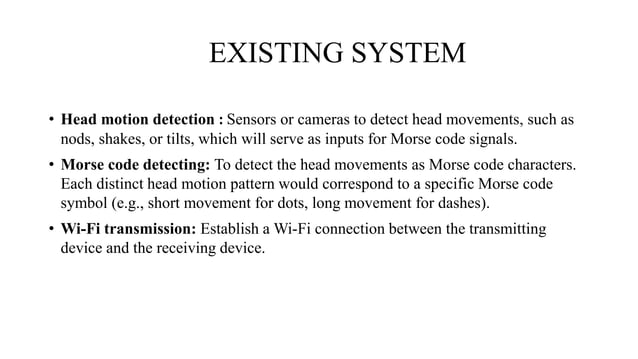 MORSE CODE DETECTION FROM EYE BLINKS.pptx