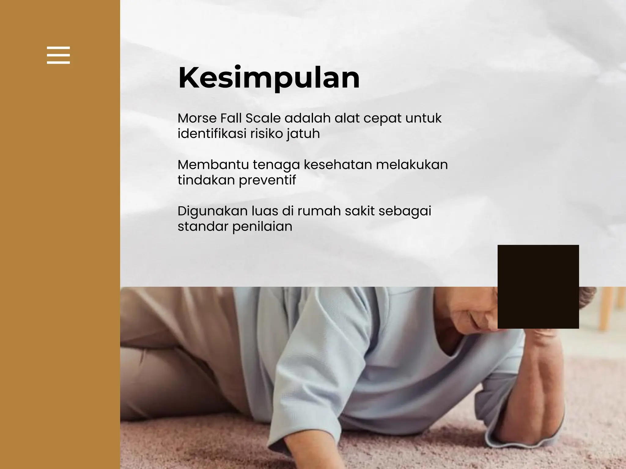 Morse Fall Scale (MFS).pdf sekala untuk mengukur lansia | PDF