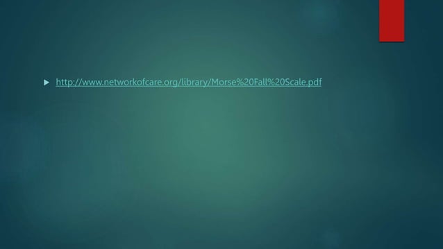 Morse scale.pptx | First Aid | Injuries