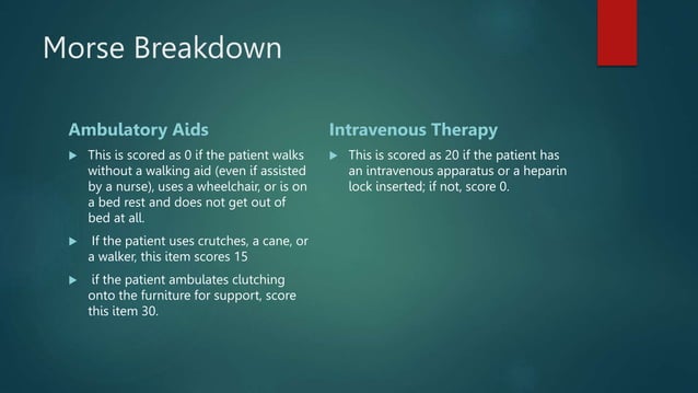 Morse scale.pptx | First Aid | Injuries