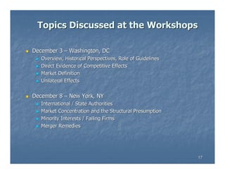 Revising the DOJ / FTC Horizontal Merger Guidelines | PDF