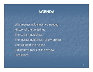 Revising the DOJ / FTC Horizontal Merger Guidelines | PDF