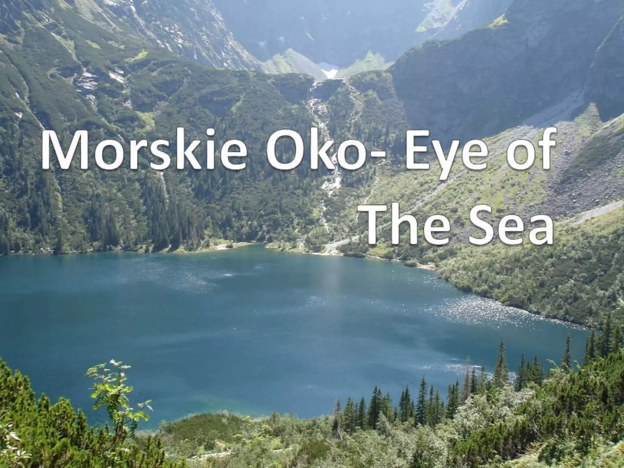 Morskie oko - Eye of the sea | PPTX