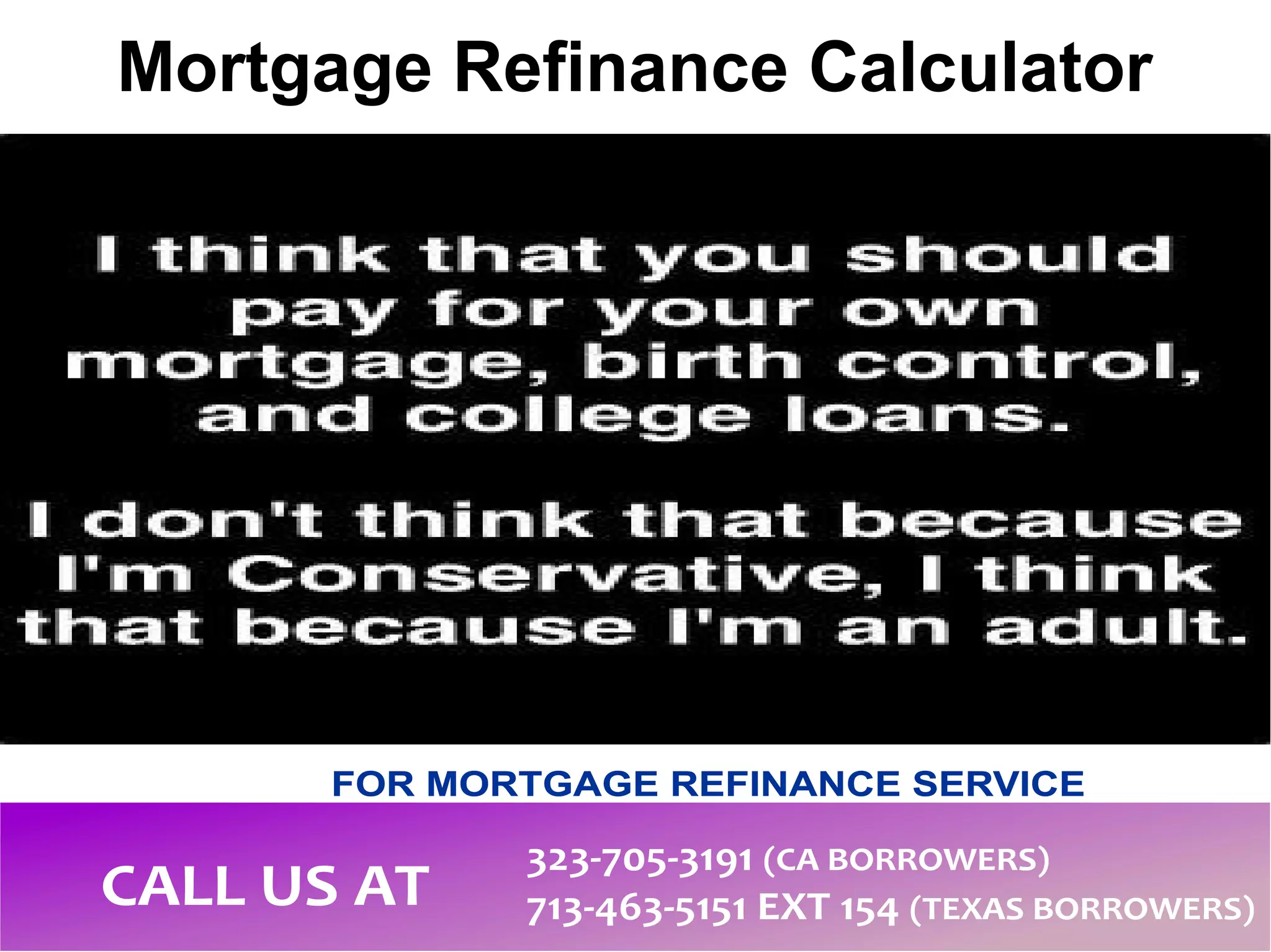 Mortagage refinance | PPT