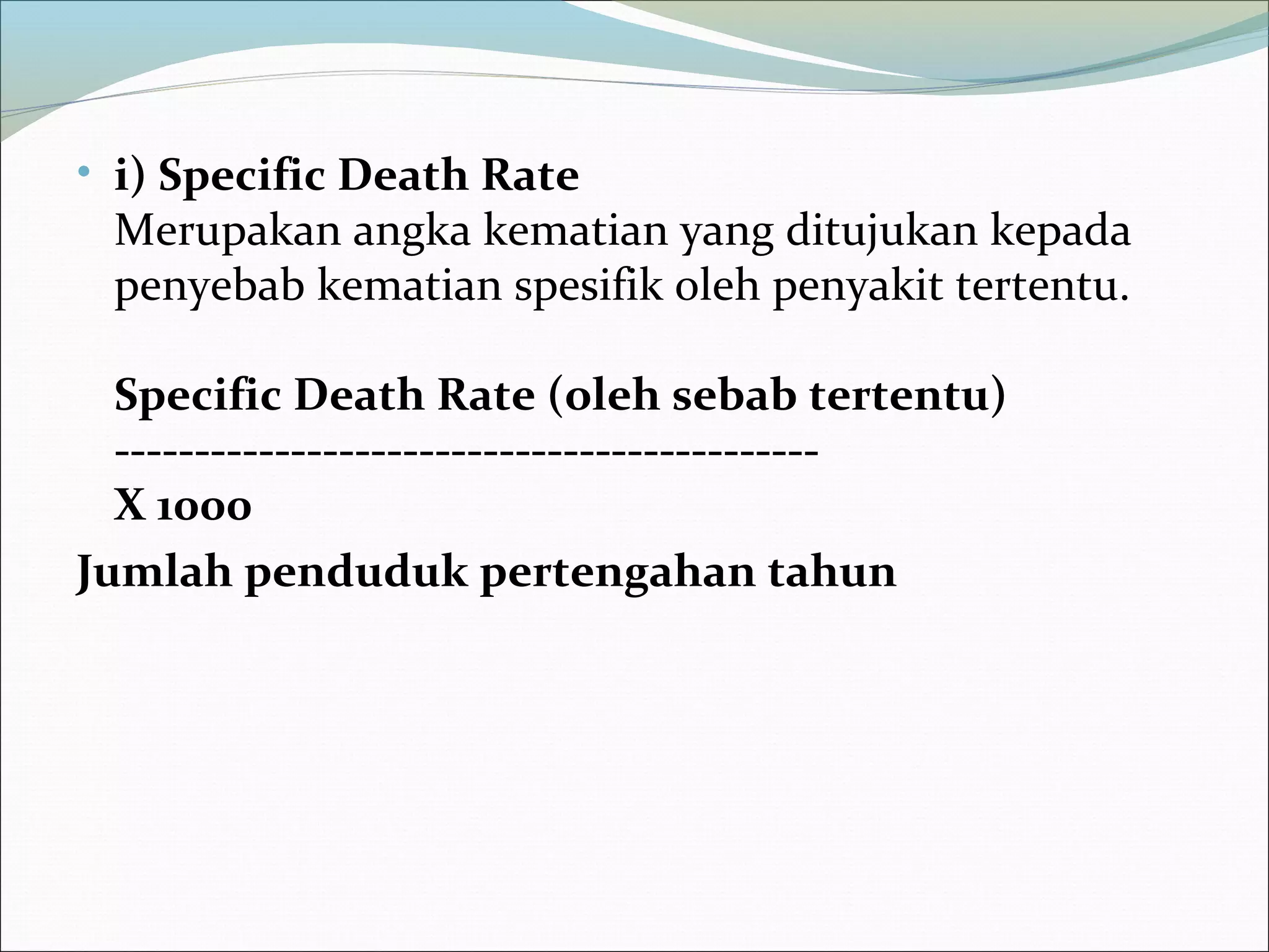 Mortalitas dan Morbiditas | PPT