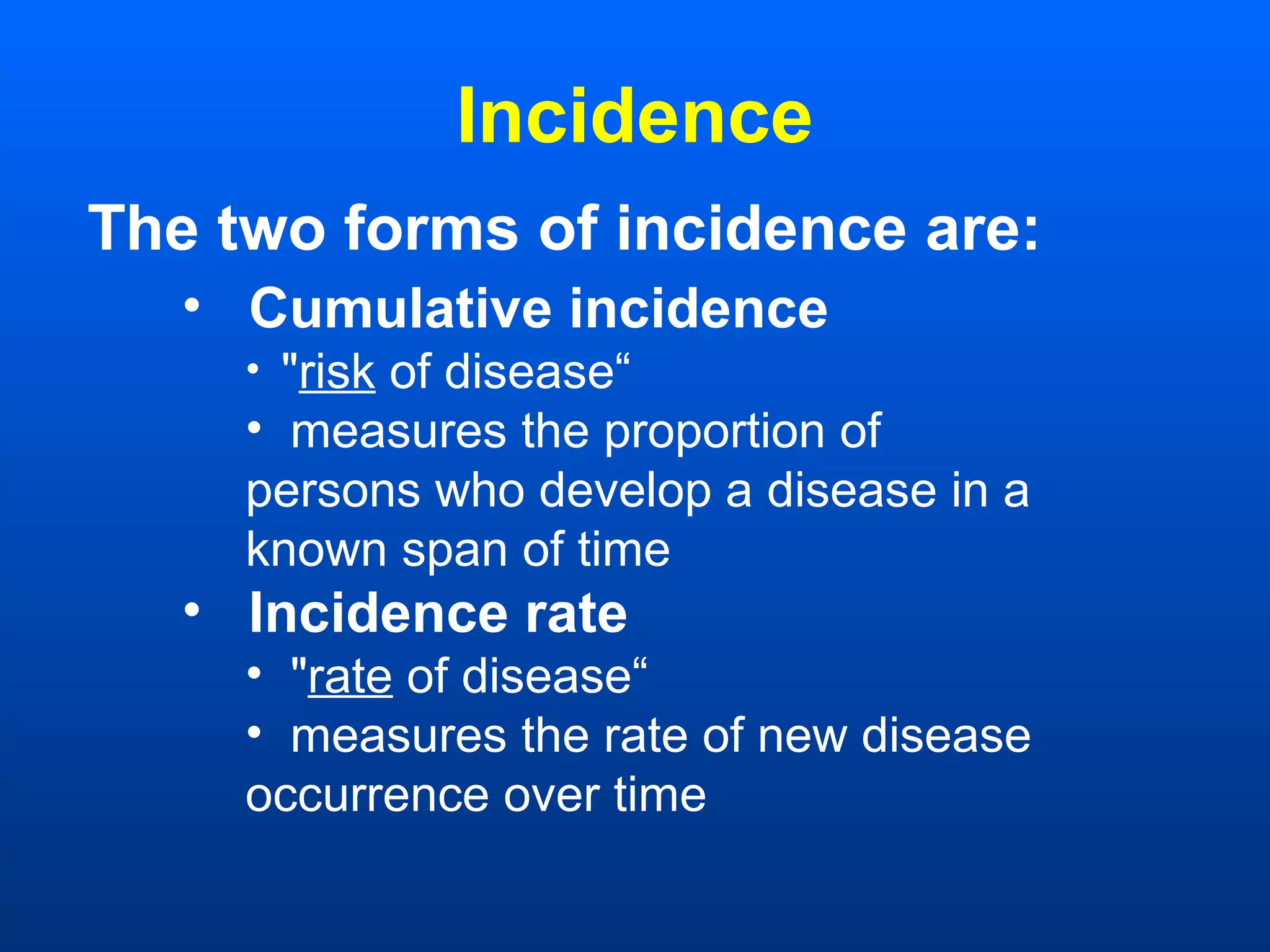 Mortality and mobidity indicators | PPT