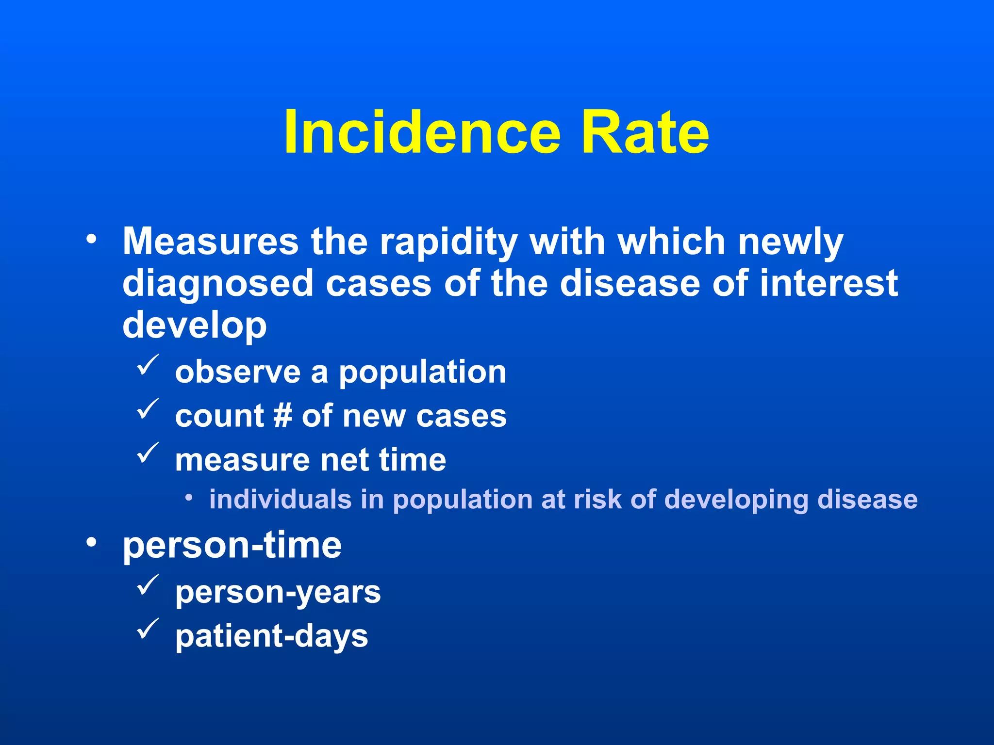 Mortality and mobidity indicators | PPT