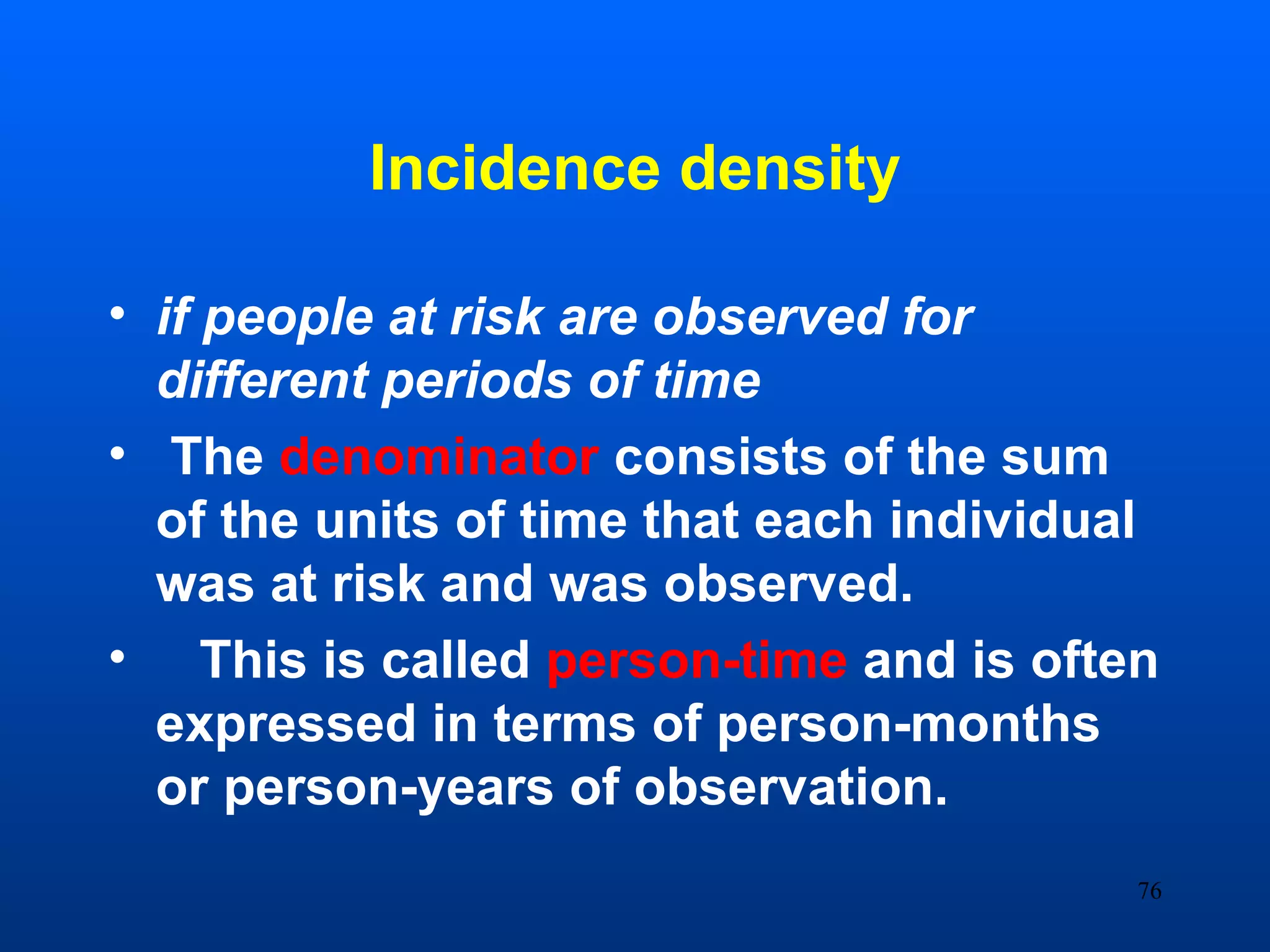 Mortality and mobidity indicators | PPT