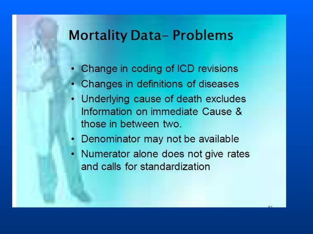 Mortality and mobidity indicators | PPT | Diseases and Conditions ...