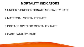 Mortality indicators | PPTX