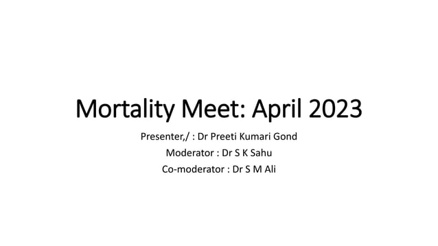 mortality meet.pptx