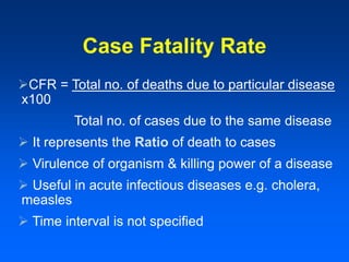 Mortality Rates powerpoint for genetics courses at medical school | PPT