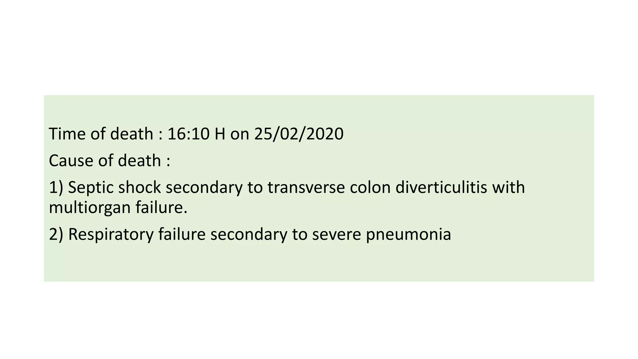 Mortality review | PPTX