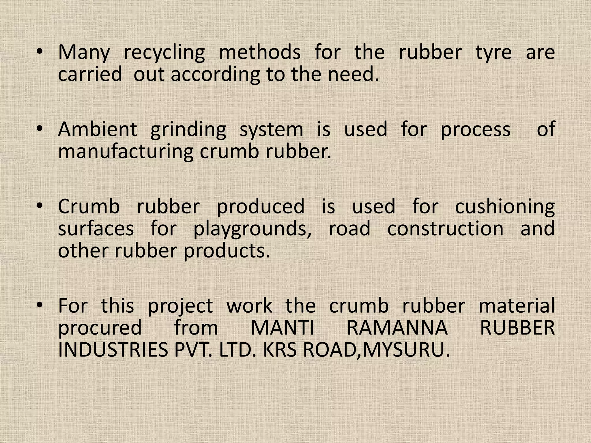 Mortar containing crumb rubber | PDF