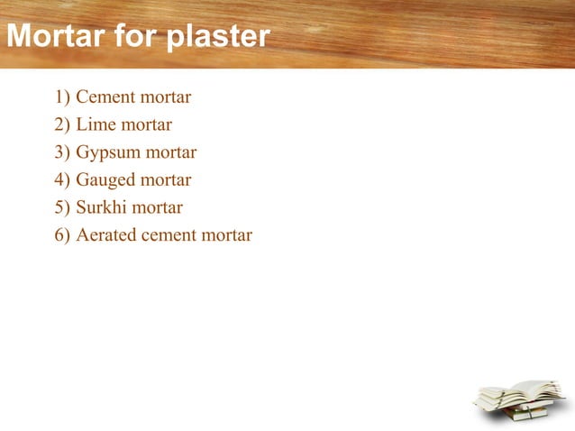 Mortar plaster pointing | PPT