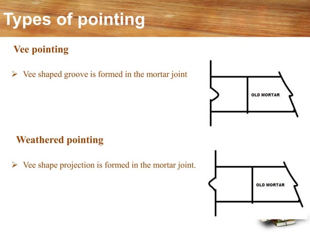 Mortar plaster pointing | PPT