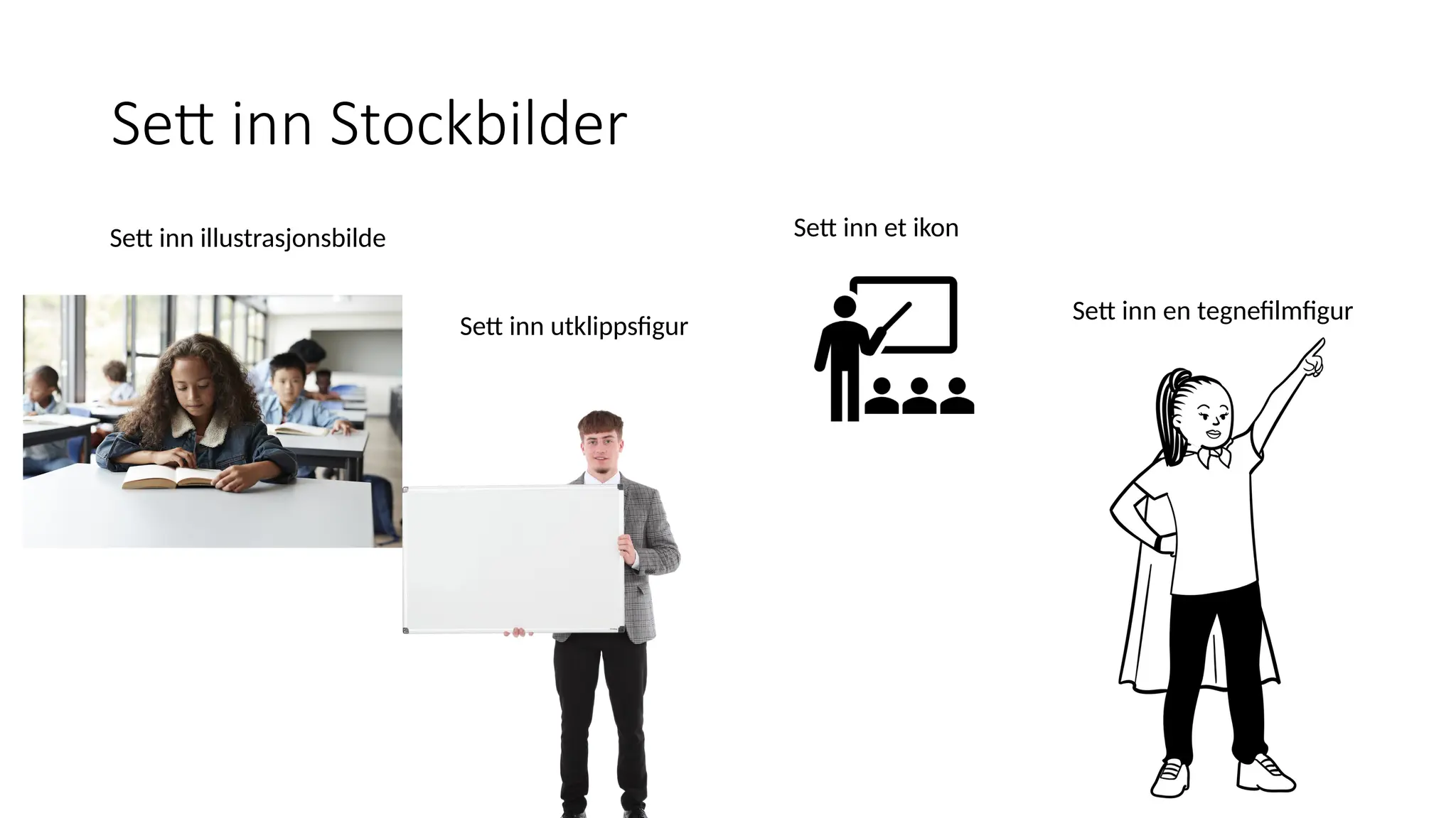 Powerpoint presentasjon med mange eksempler | PPTX