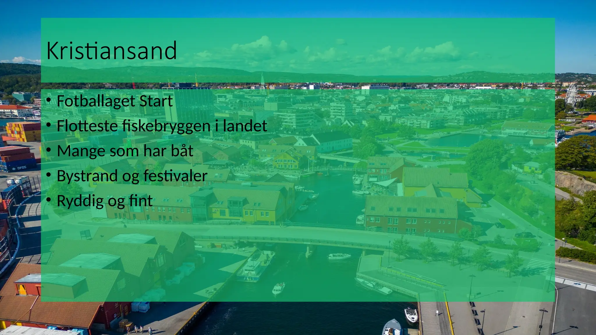 Powerpoint presentasjon med mange eksempler | PPTX