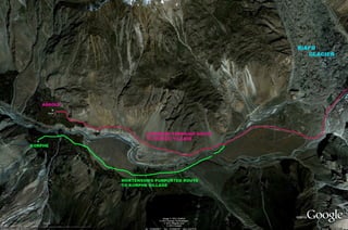 Greg Mortenson's Route from K2 to Askole, 1993. | PDF