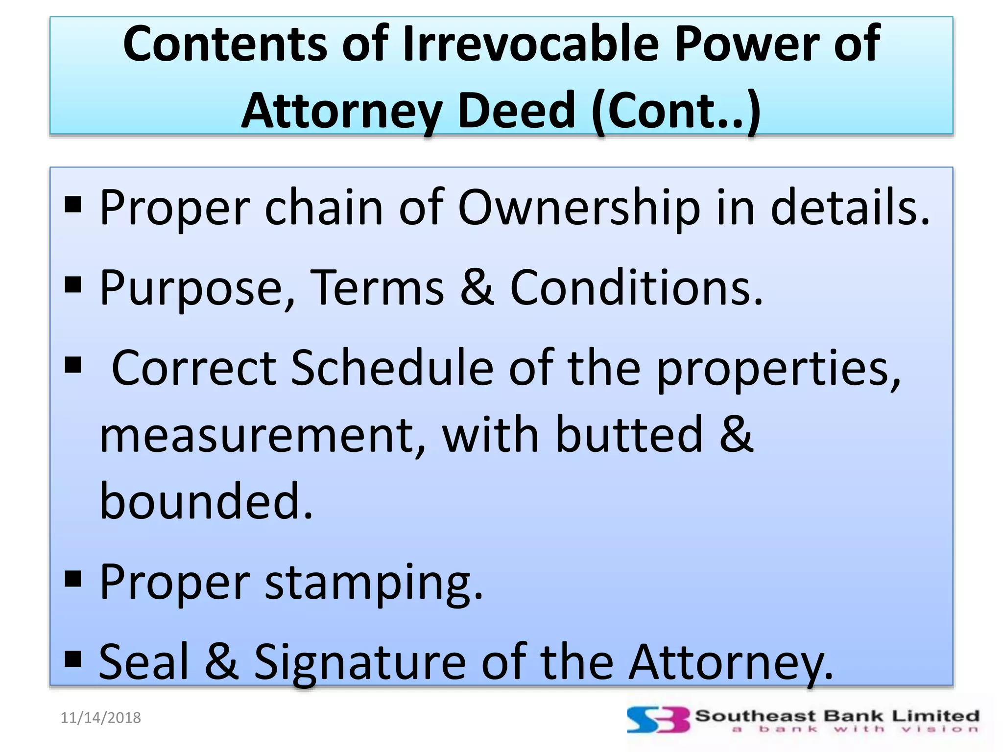 Mortgage formalities of collateral security, rigpa, redemption deed ...