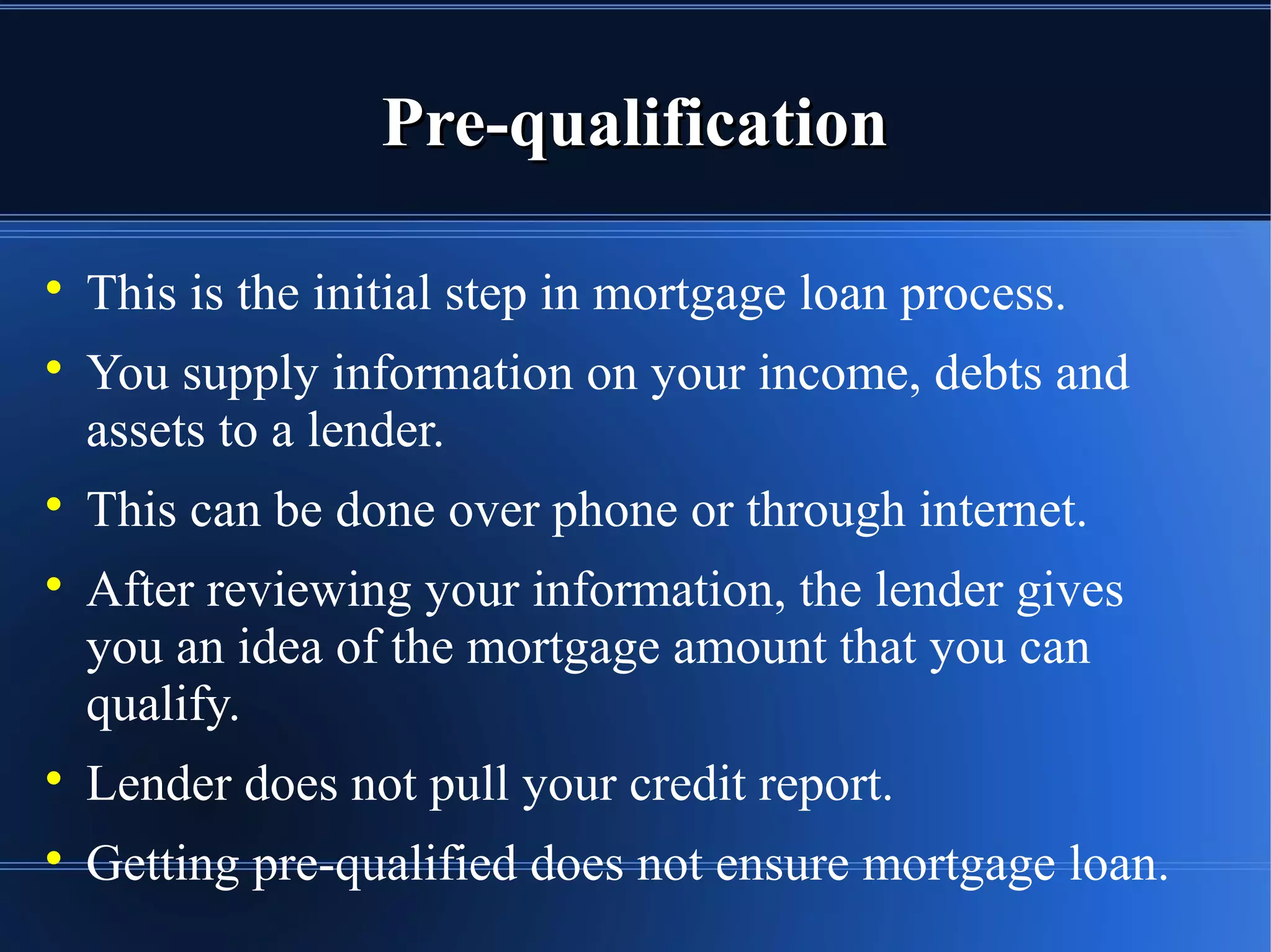 Basics Of Mortgage Loan | PPT