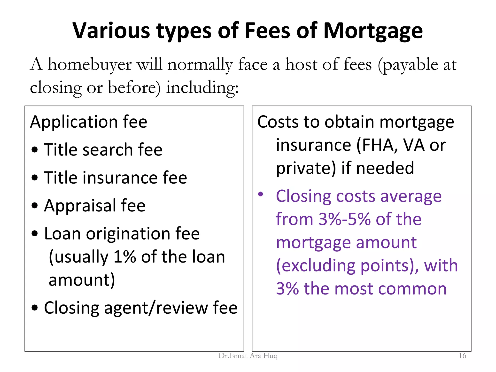Mortgage market | PPT