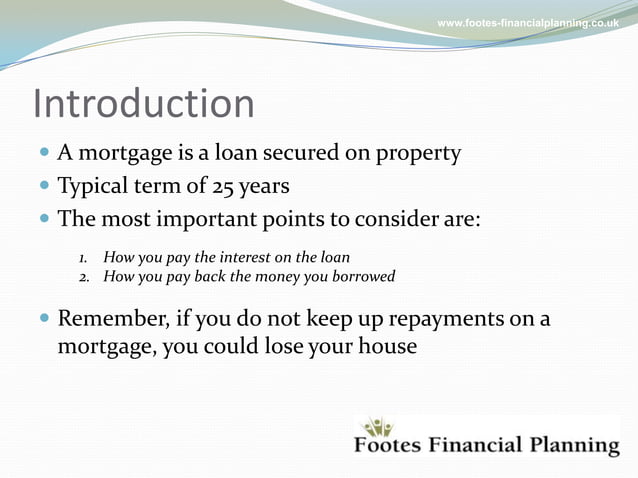 Mortgages Explained | PPTX | Home Financing | Personal Debt
