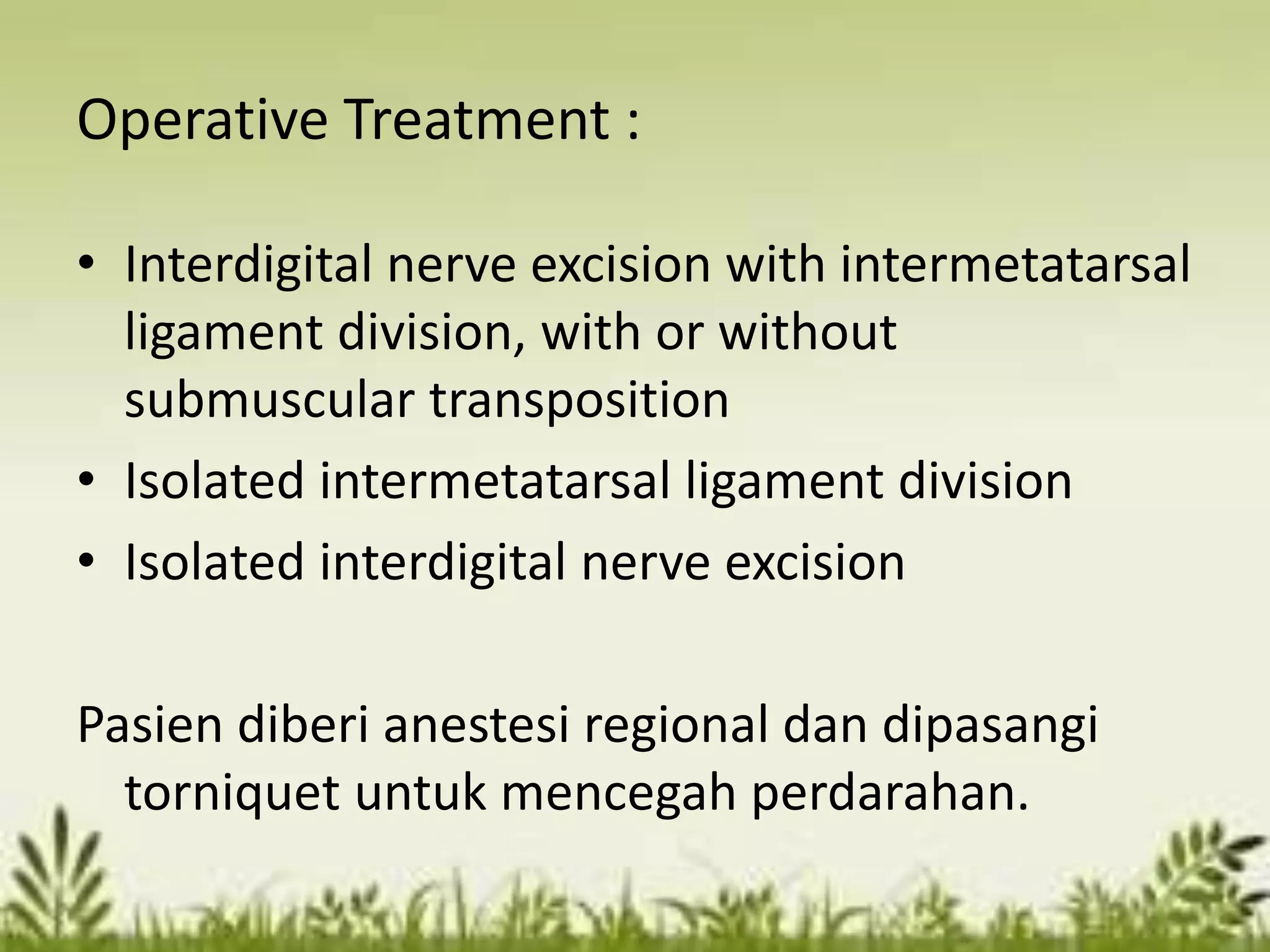 Morton disease | PPTX