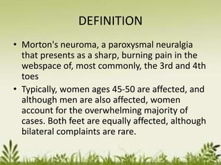 Morton disease | PPTX