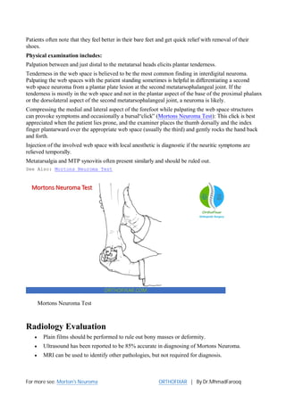 Mortons neuroma | PDF