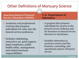 Principles and Practices in Mortuary Science and Funeral Services ...
