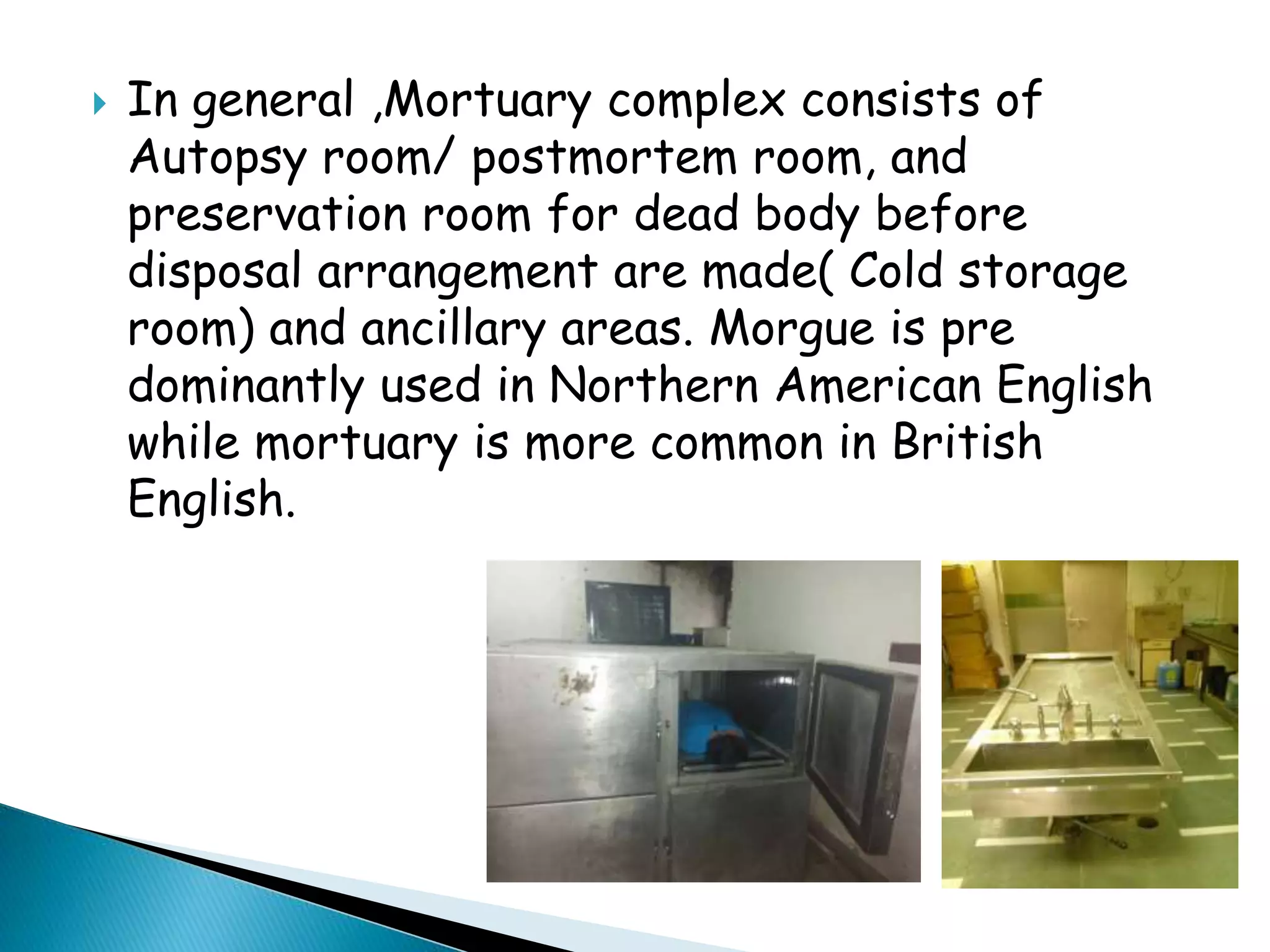 Mortuary service in hospital | PPTX