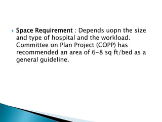 Mortuary service in hospital | PPTX