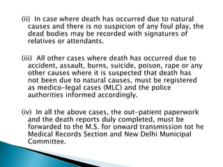 Mortuary service in hospital | PPTX