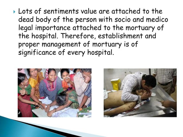 Mortuary service in hospital | PPTX