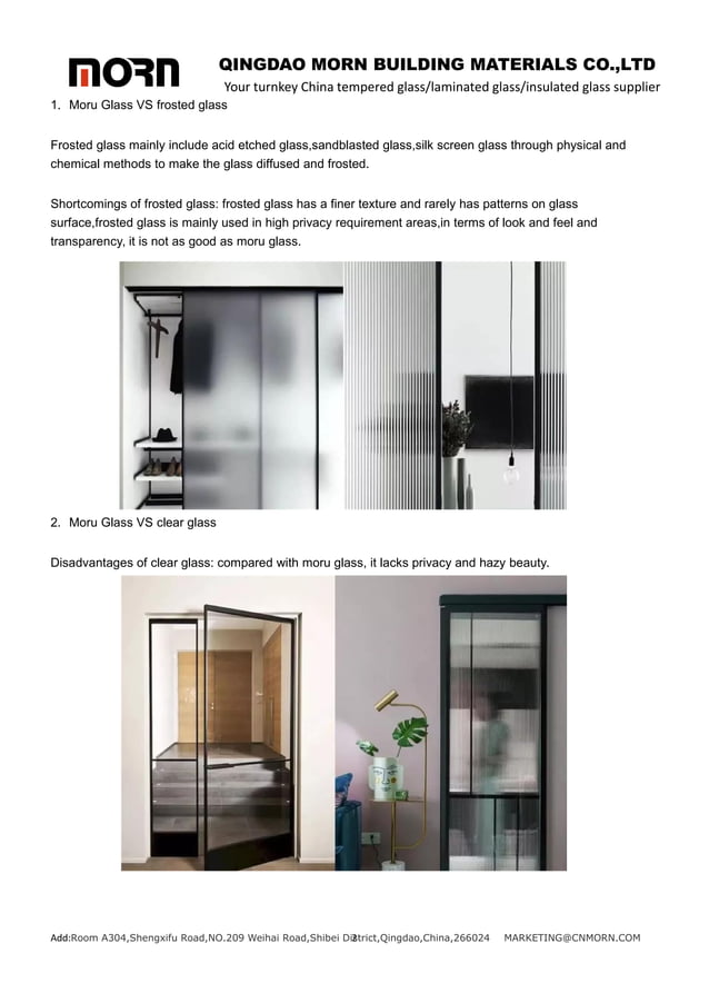 Moru glass,the celebrity in fluted glass patterned glas | PDF ...