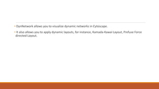 Visualization and Analysis of Dynamic Networks | PPT